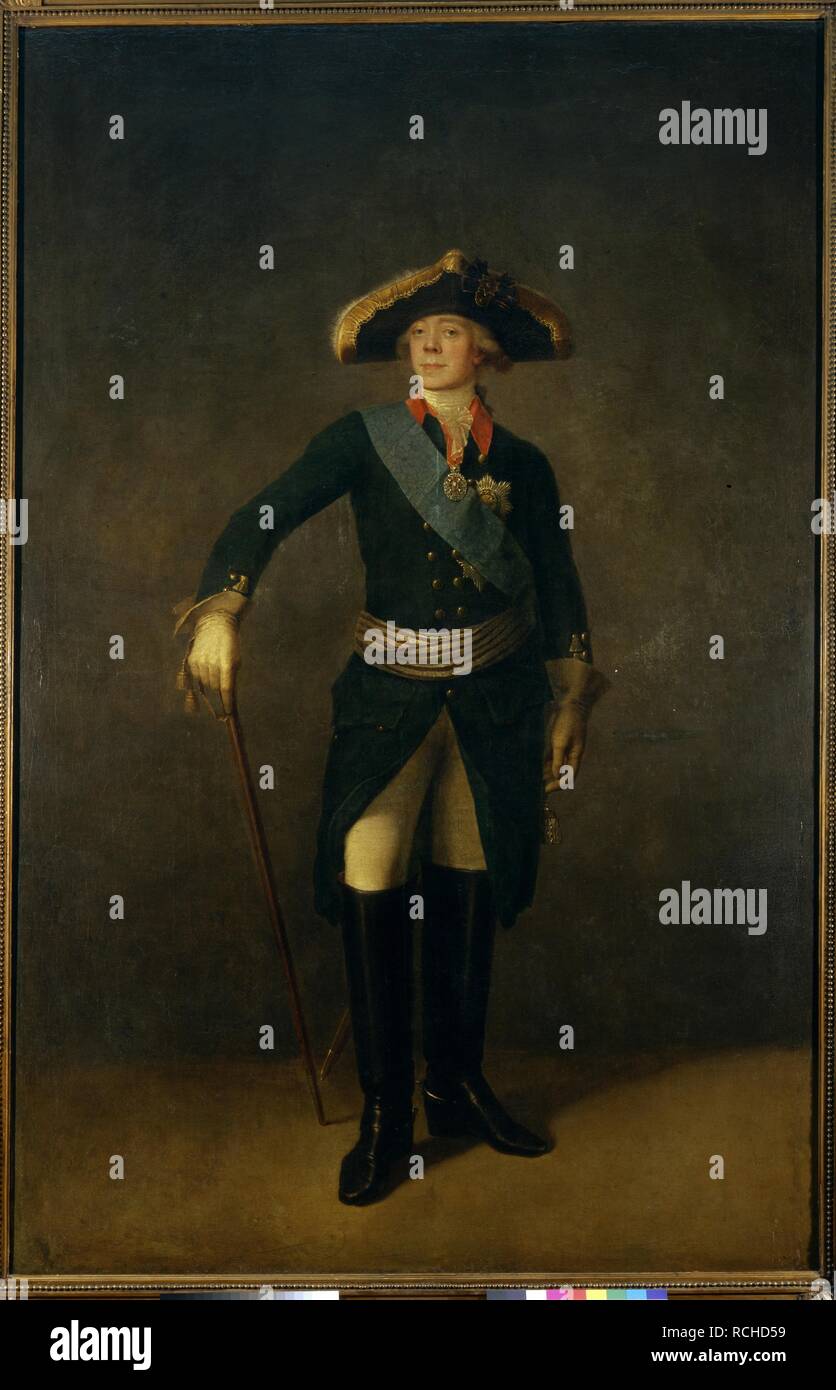 Portrait of the Emperor Paul I of Russia (1754-1801). Museum: State ...
