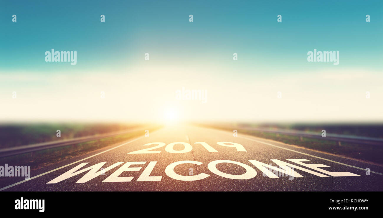 2019 welcome concept Stock Photo - Alamy