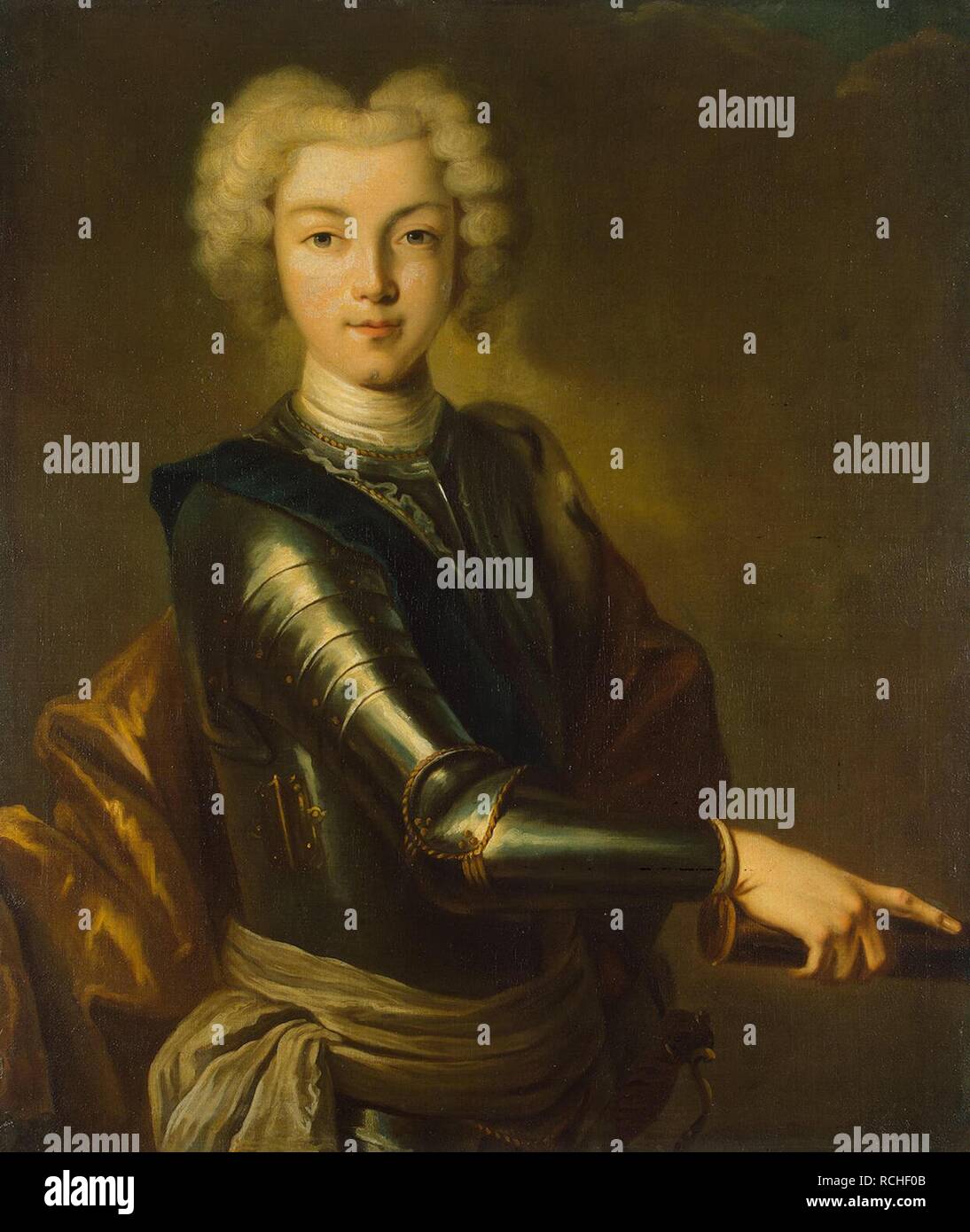 Portrait of the Tsar Peter II of Russia (1715-1730). Museum: State ...