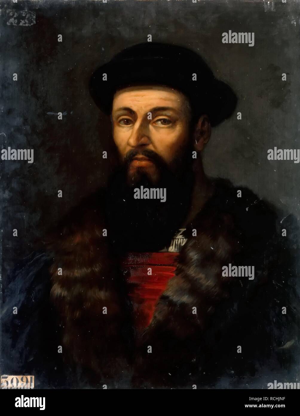 Portrait of Ferdinand Magellan (1470-1521). Museum: Musée de l'Histoire ...