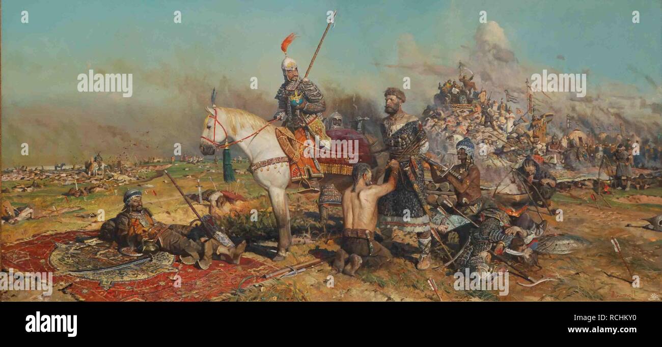 Kalka River. The Arrest of Prince Mstislav III of Kiev. Museum: State ...