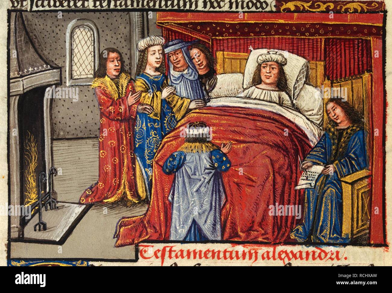 Alexander on his deathbed Stock Photo - Alamy
