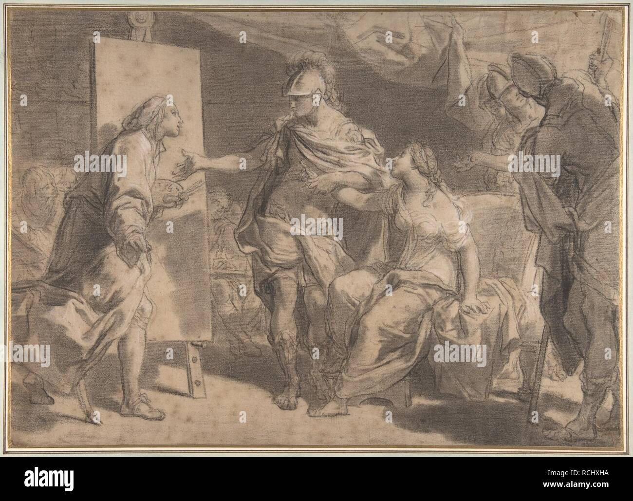 Alexander the Great Offering His Concubine Campaspe to the Painter ...