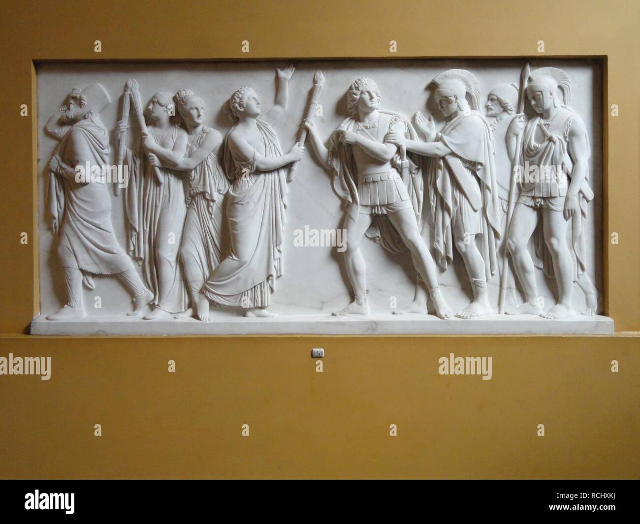 Alexander the Great Set Fire to Persepolis - Thorvaldsens Stock Photo ...