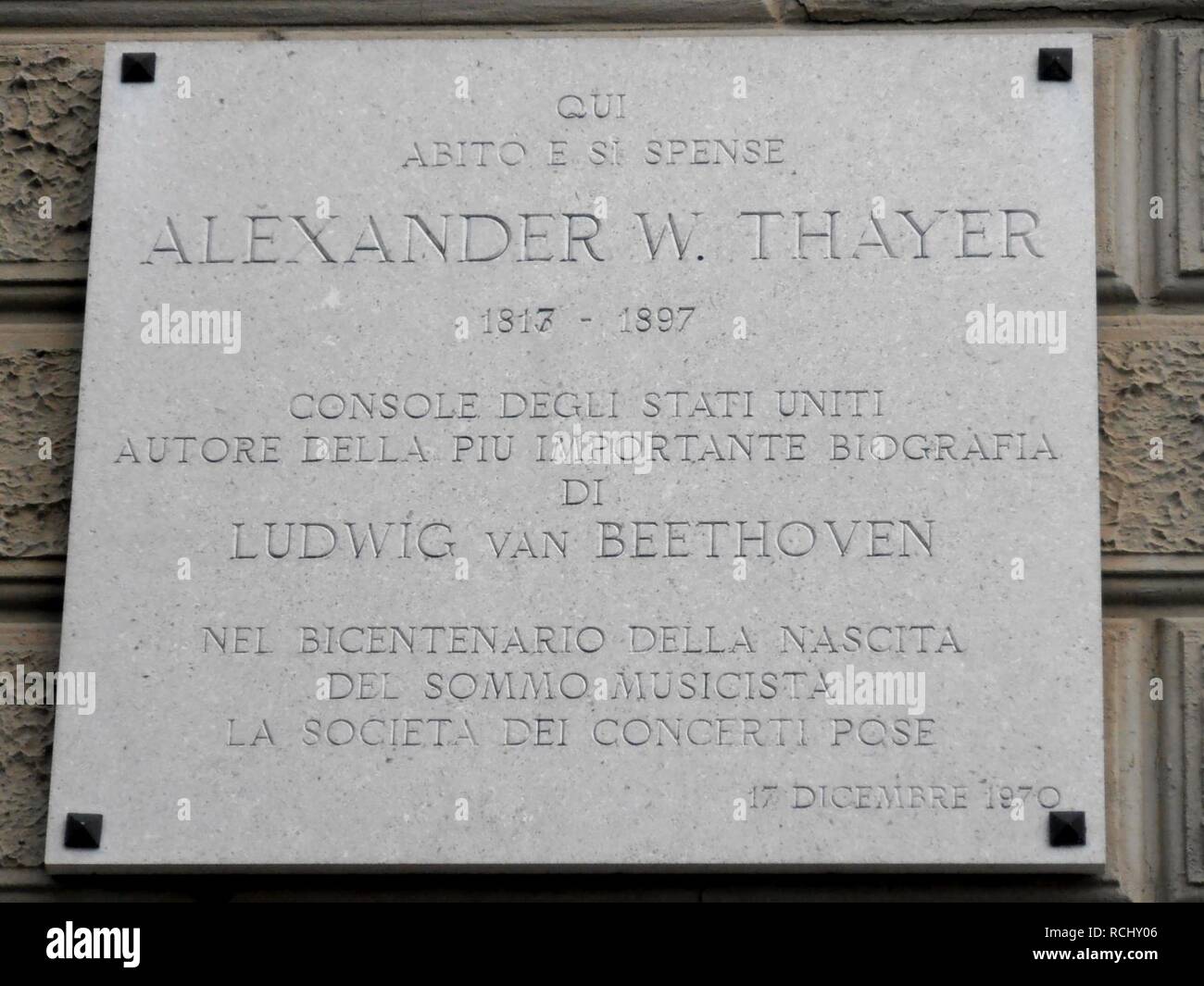 Alexander wheelock thayer hi-res stock photography and images - Alamy