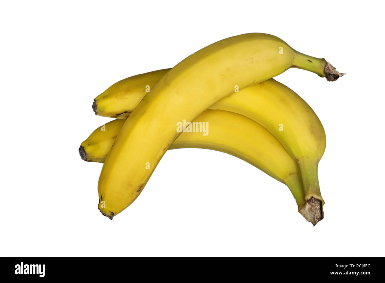 Three bananas on a black background with mirroring Stock Photo - Alamy