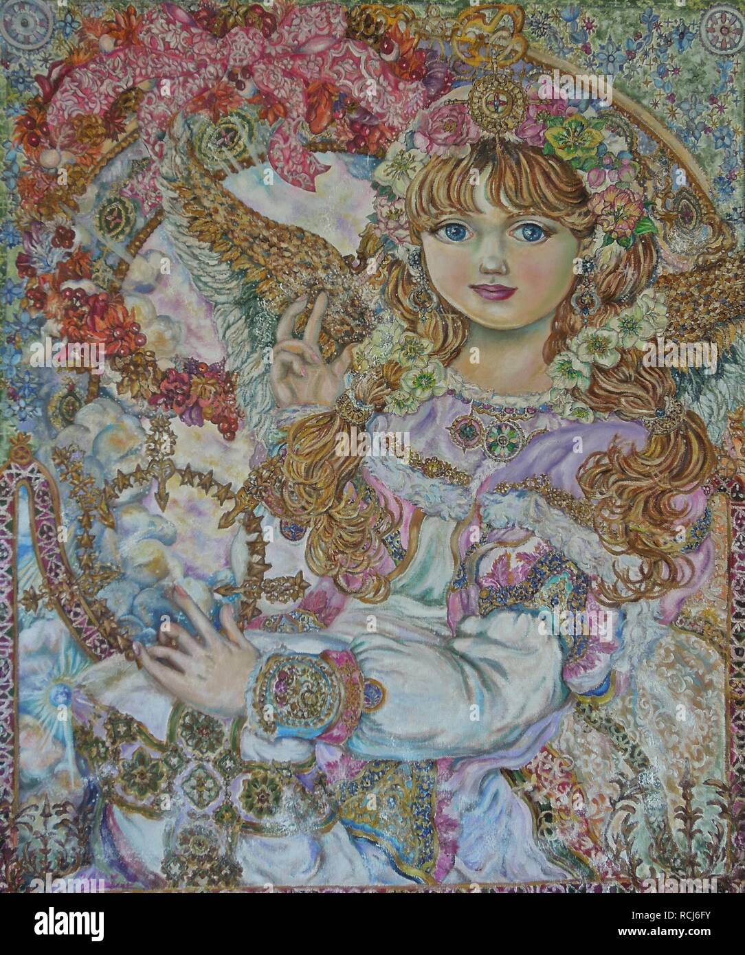 The Christmas Angel. Museum: © Yumi Sugai, Private collection Stock ...