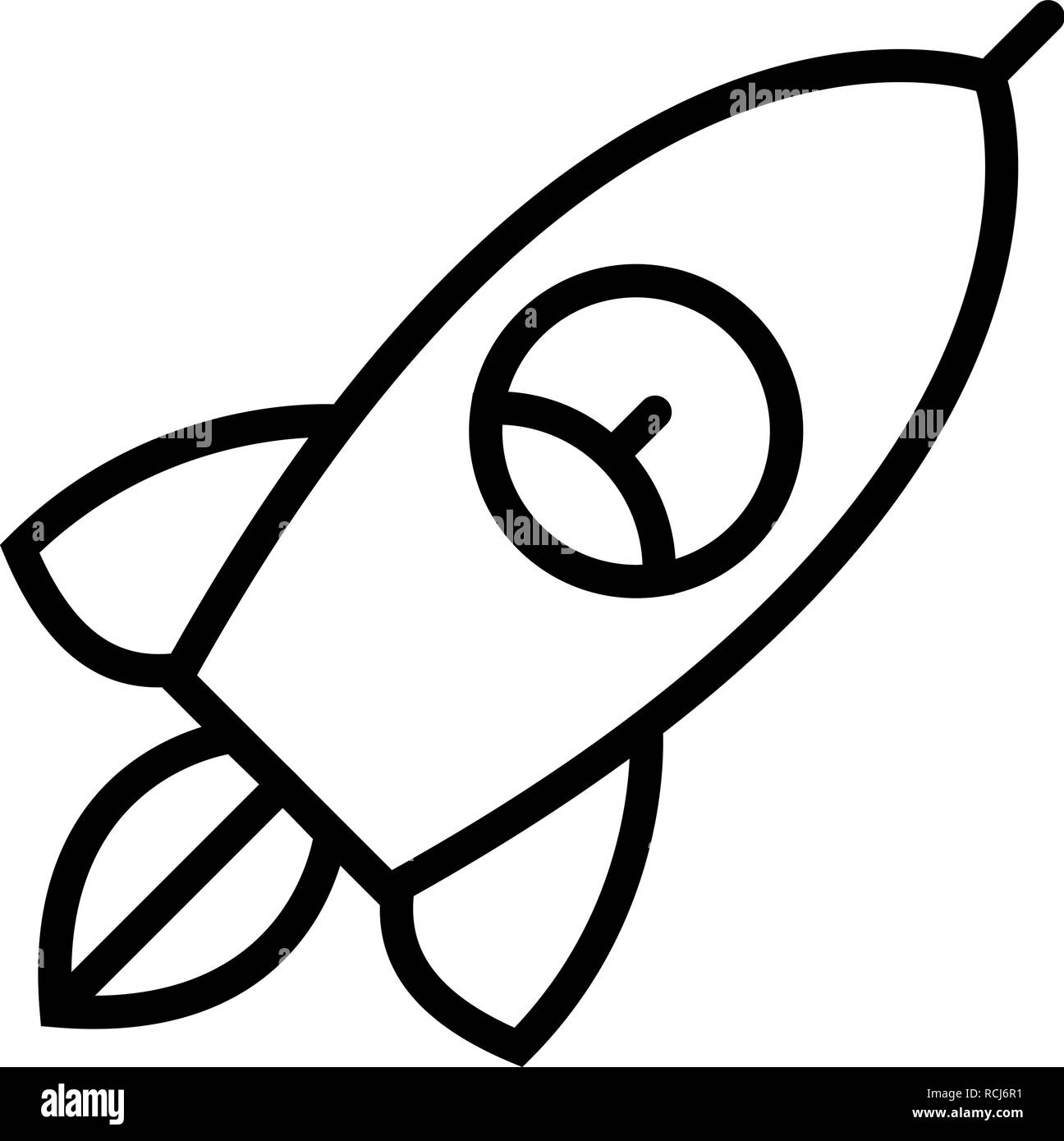 Vector Rocket Icon Stock Vector Image & Art - Alamy