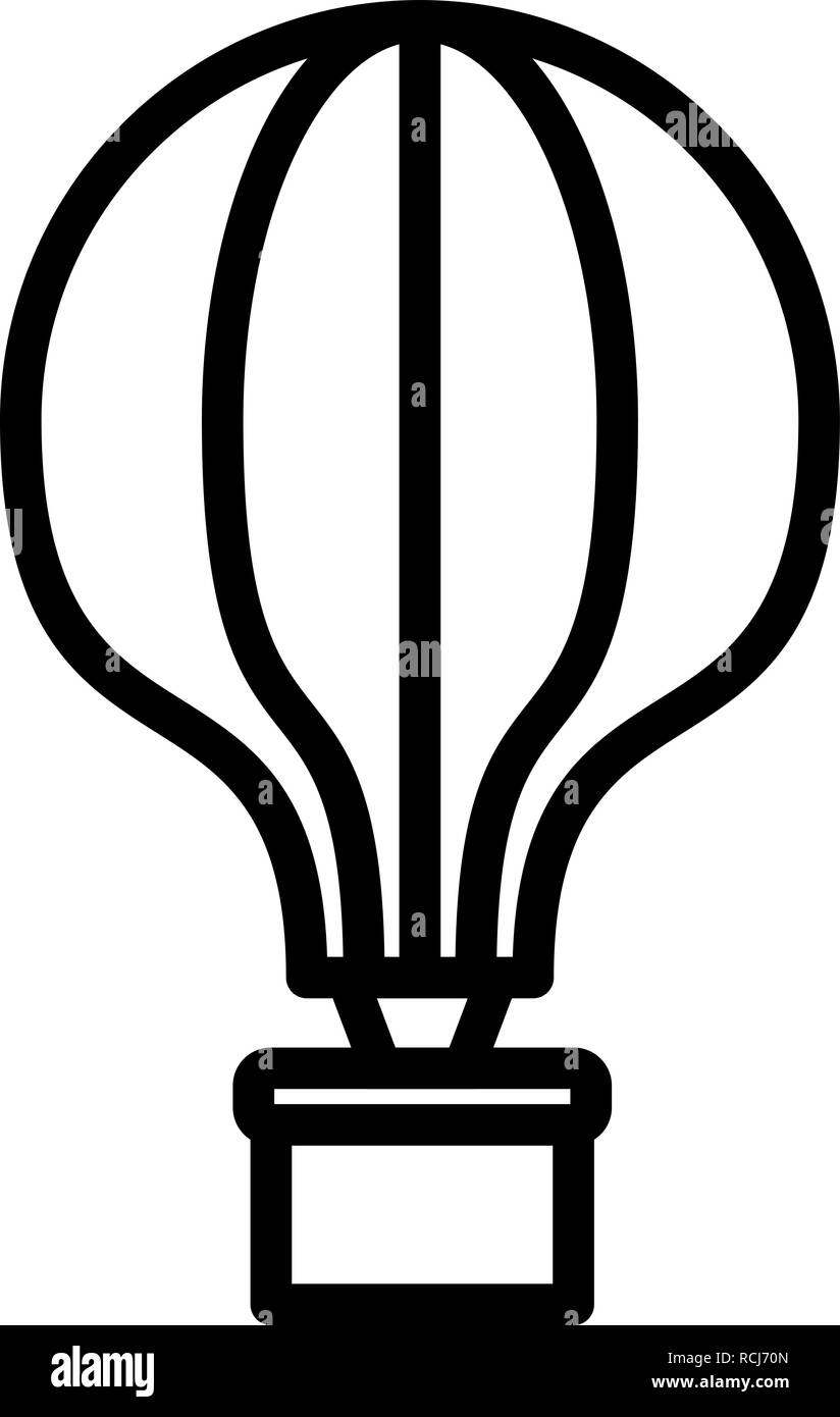 Vector Air Balloon Icon Stock Vector Image & Art - Alamy