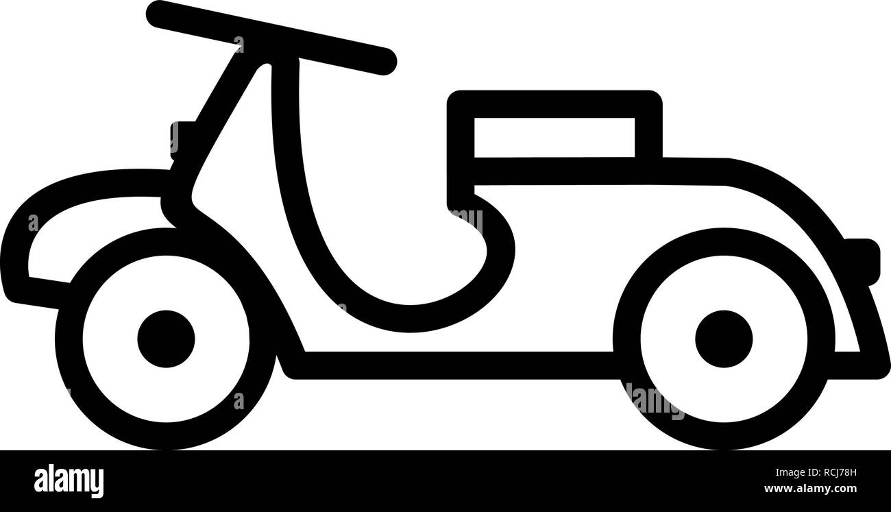 Vector Vespa Icon Stock Vector Image & Art - Alamy