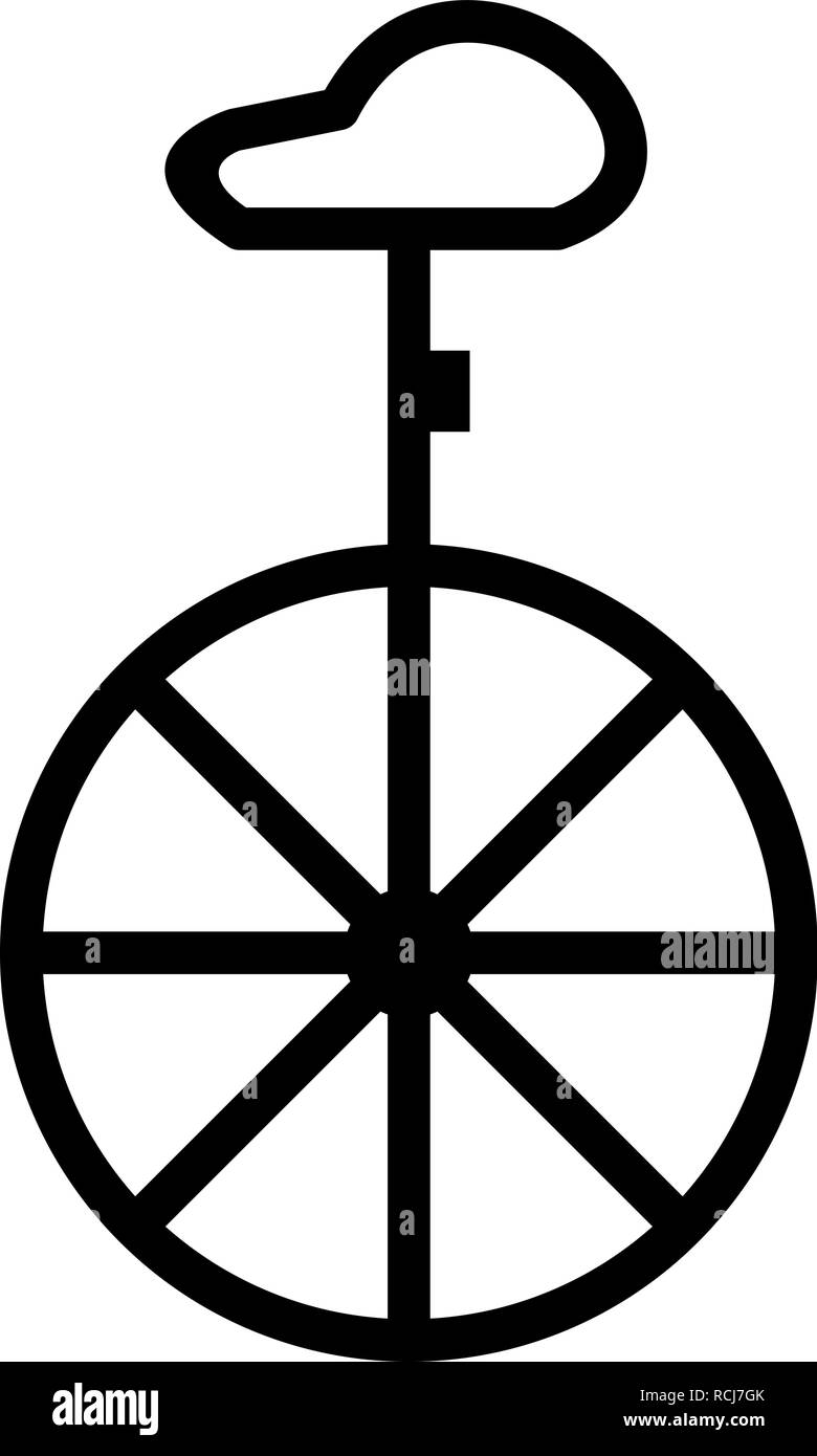 Vector Unicycle Icon Stock Vector Image & Art - Alamy
