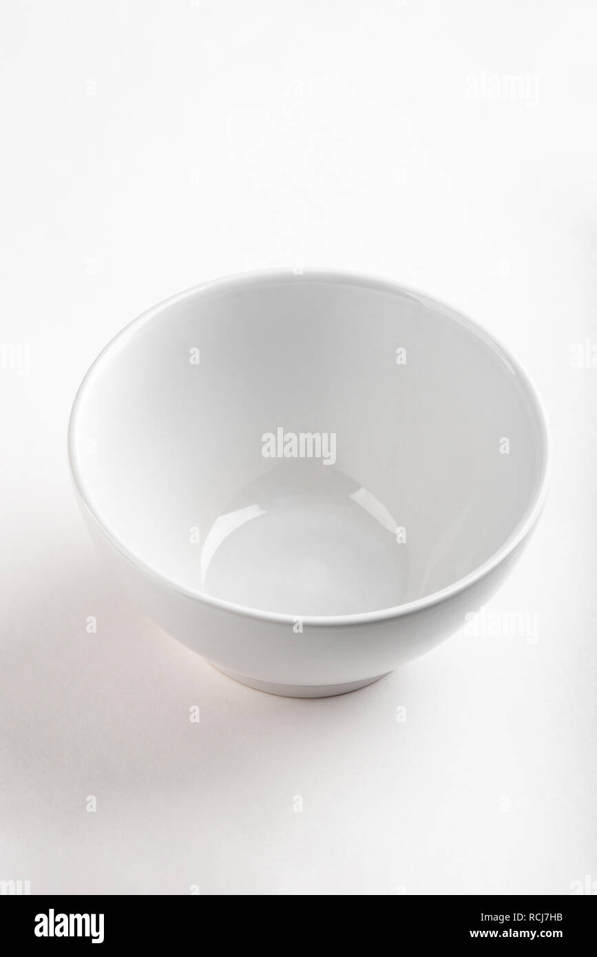 Classic white bowl Stock Photo - Alamy