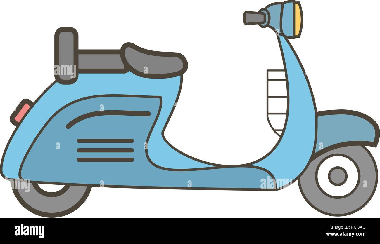 Vespa vector vectors hi-res stock photography and images - Alamy