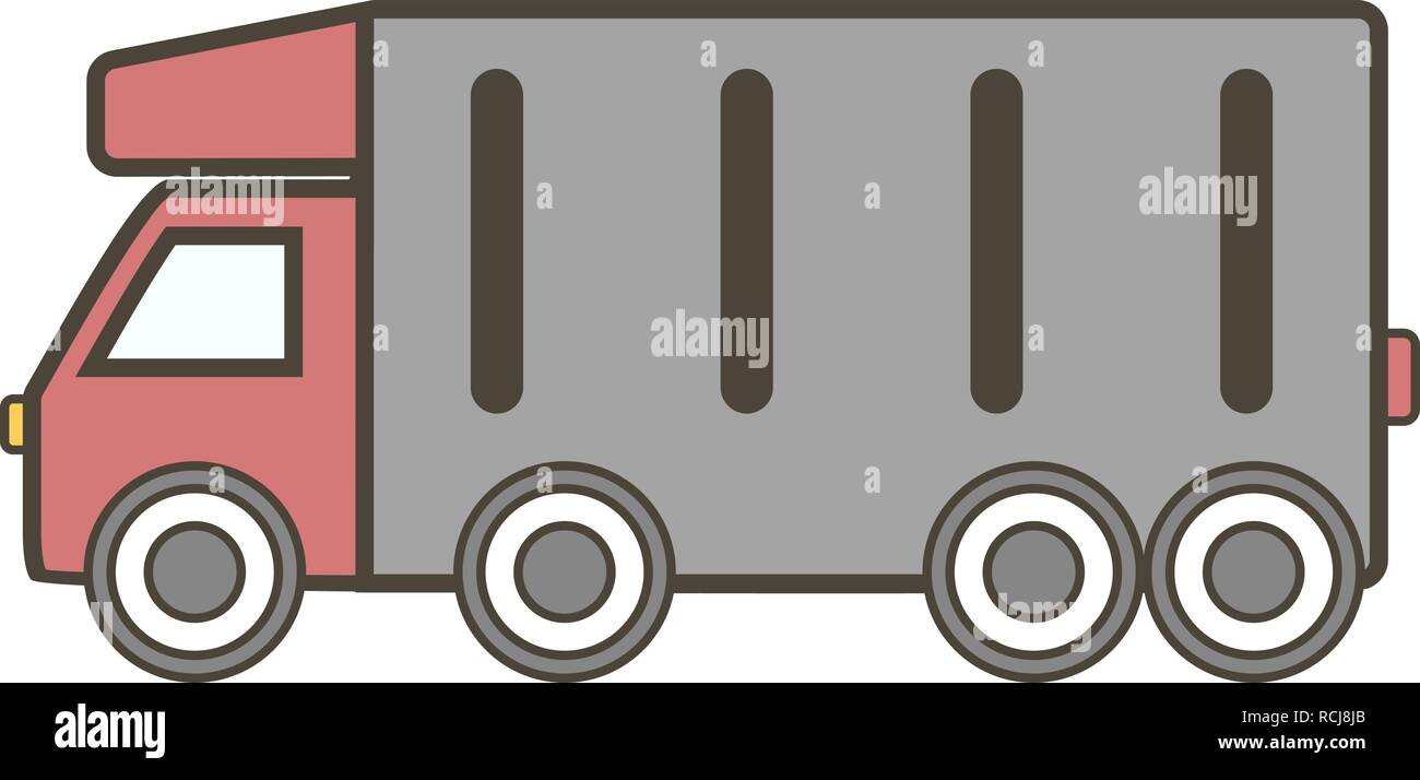Vector Tipper Truck Icon Stock Vector Image & Art - Alamy