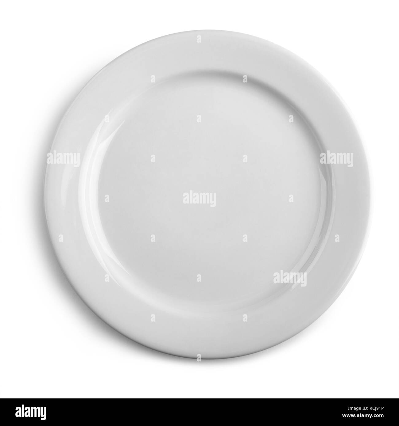 Dinner plate top view Black and White Stock Photos & Images - Alamy