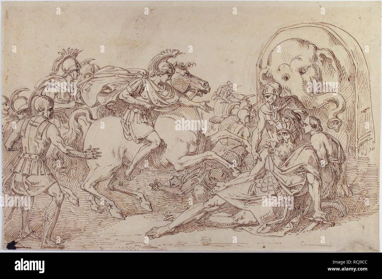 Alexander and Porus Stock Photo - Alamy