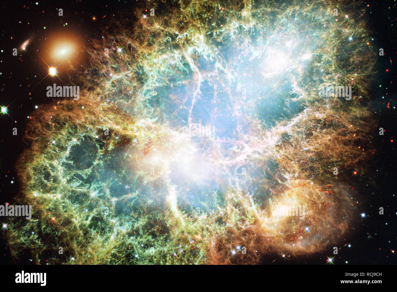 Nebulae and many stars in outer space. Elements of this image furnished ...