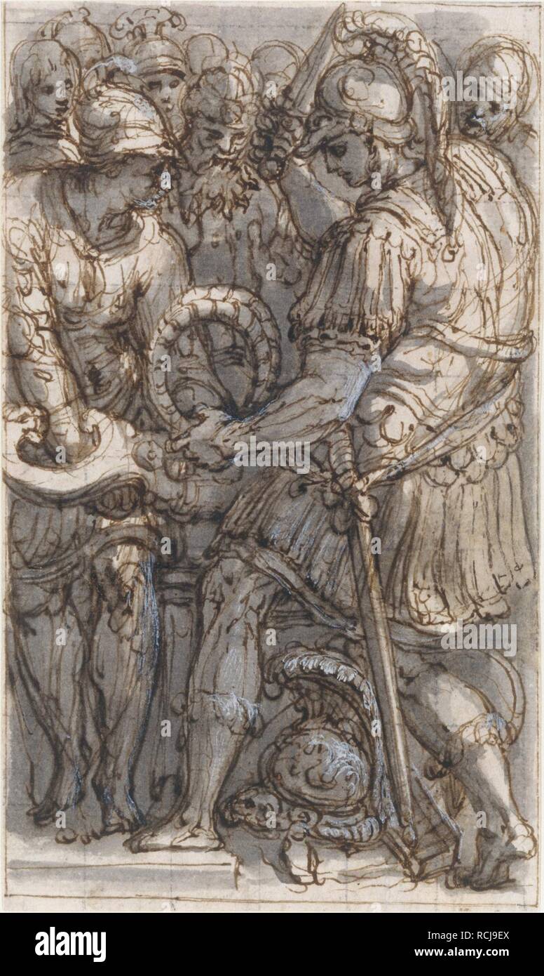 Alexander cutting gordian knot hi-res stock photography and images - Alamy