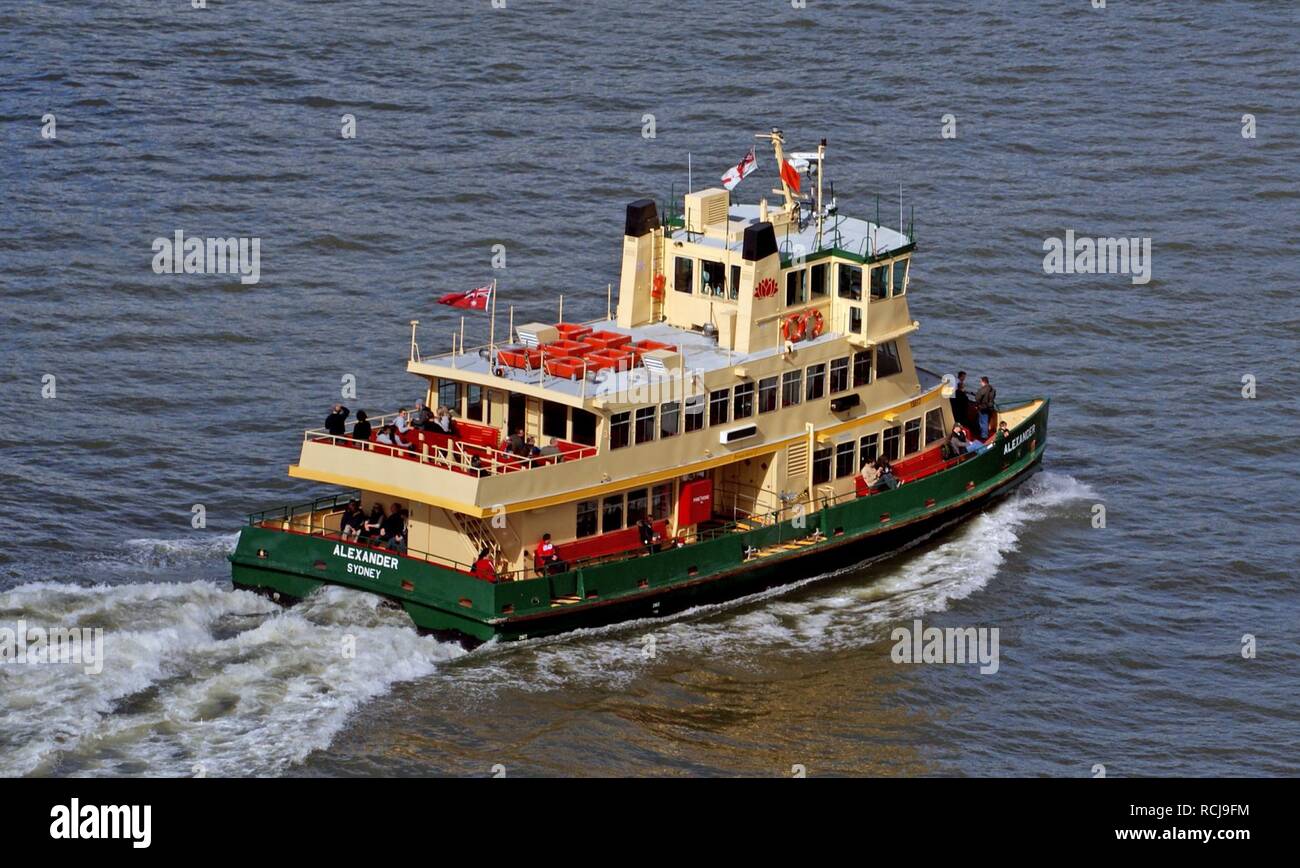 Alexander Ferry Sydney Harbour. (9422044272 Stock Photo - Alamy
