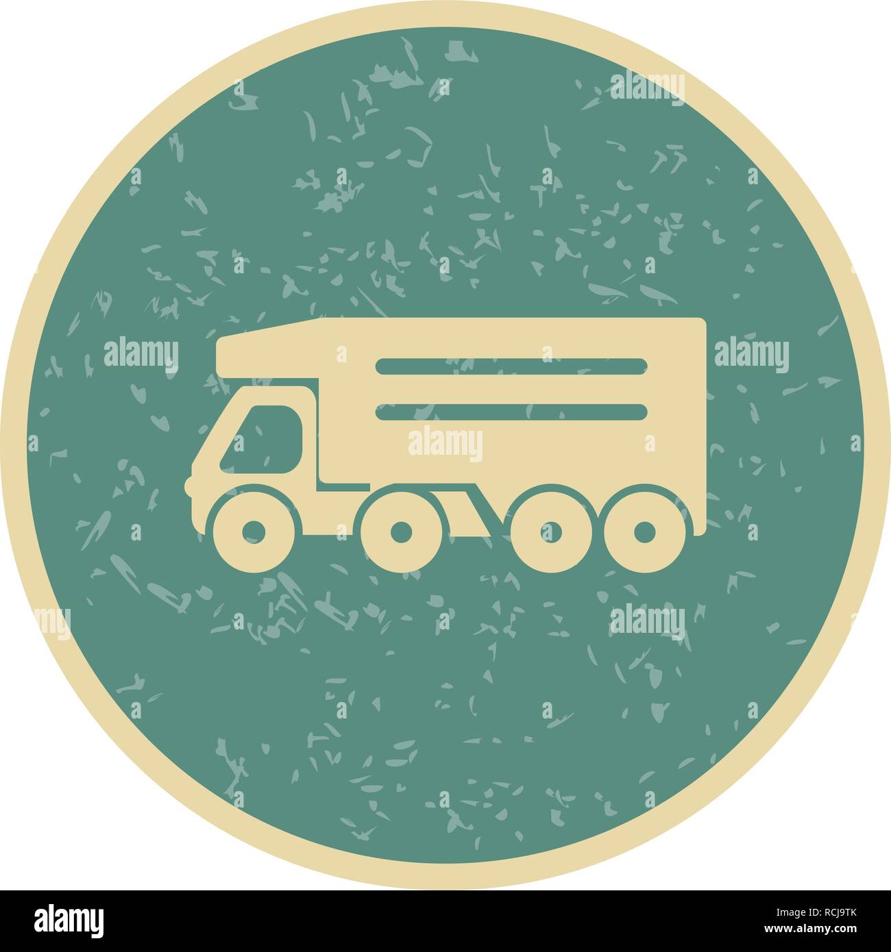 Vector Tipper Truck Icon Stock Vector Image & Art - Alamy
