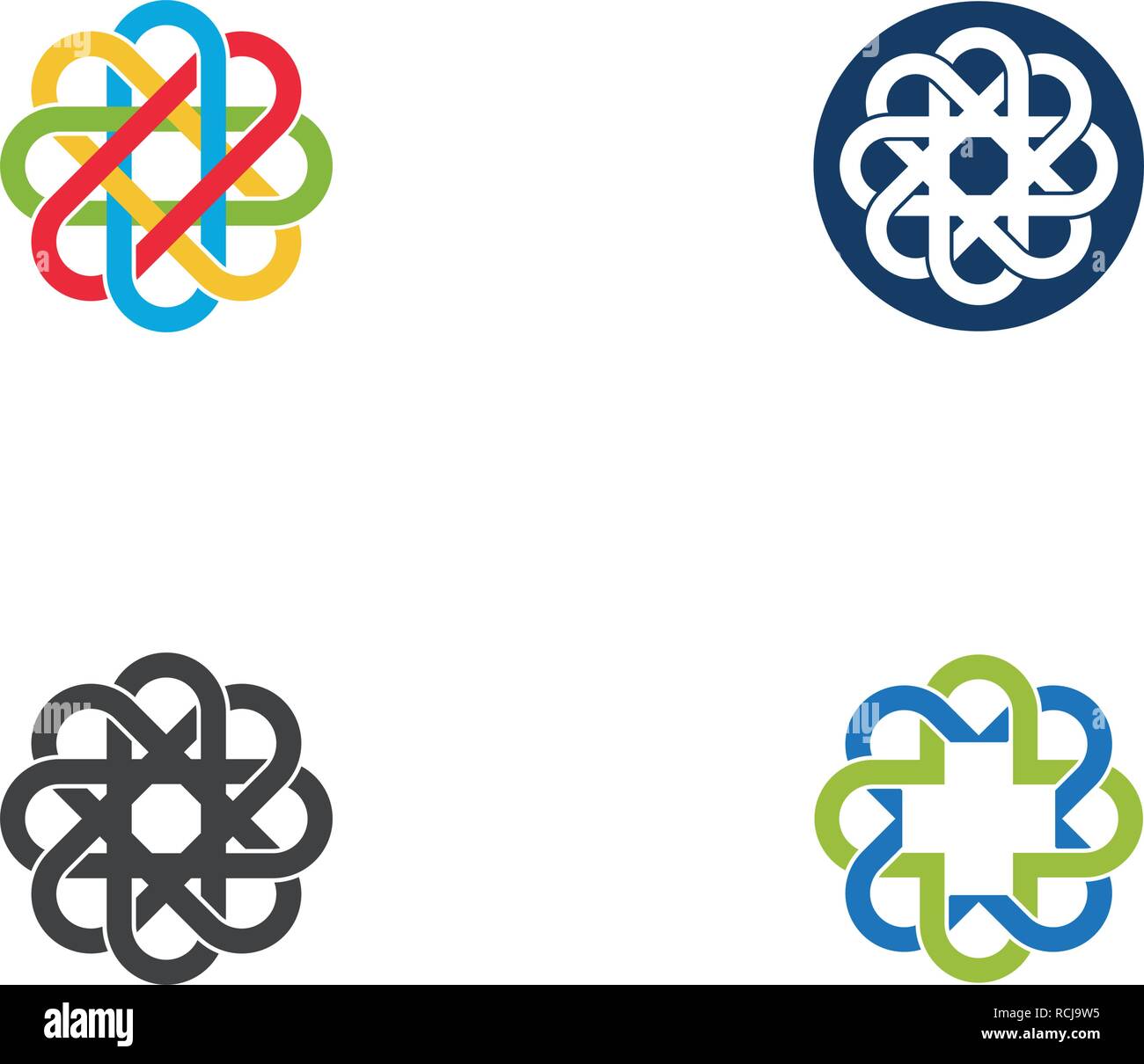 Business corporate abstract unity vector logo design template Stock ...