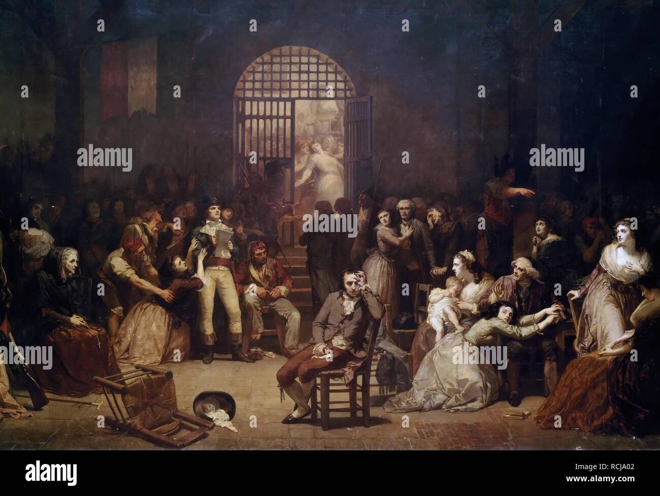 French revolution painting guillotine hi-res stock photography and ...