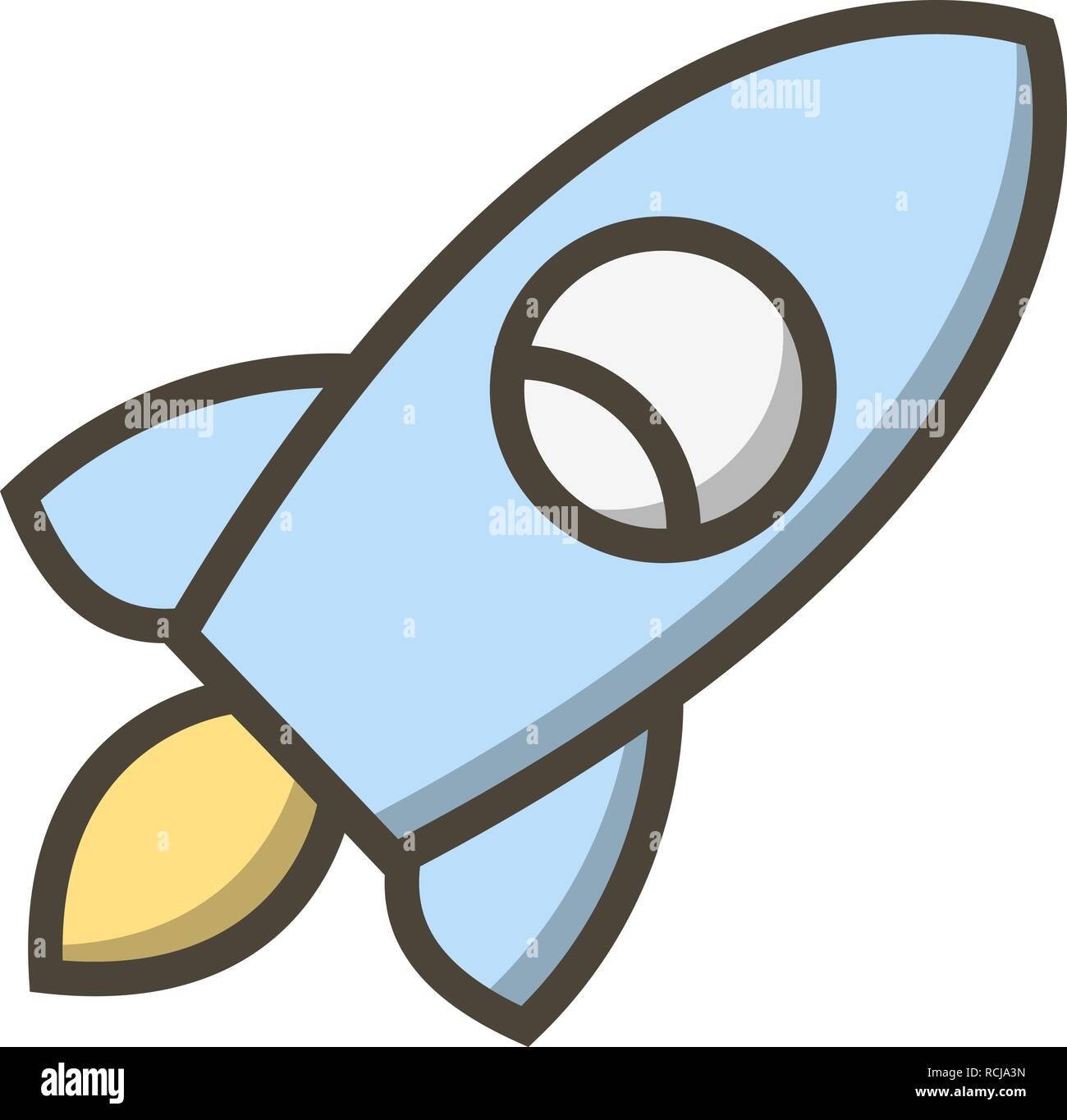 Vector Rocket Icon Stock Vector Image & Art - Alamy
