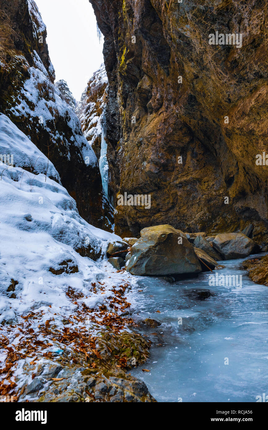 Picture of icicles and various forms of ice Stock Photo - Alamy