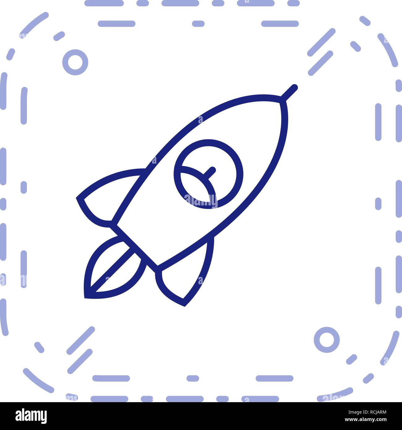 Vector Rocket Icon Stock Vector Image & Art - Alamy