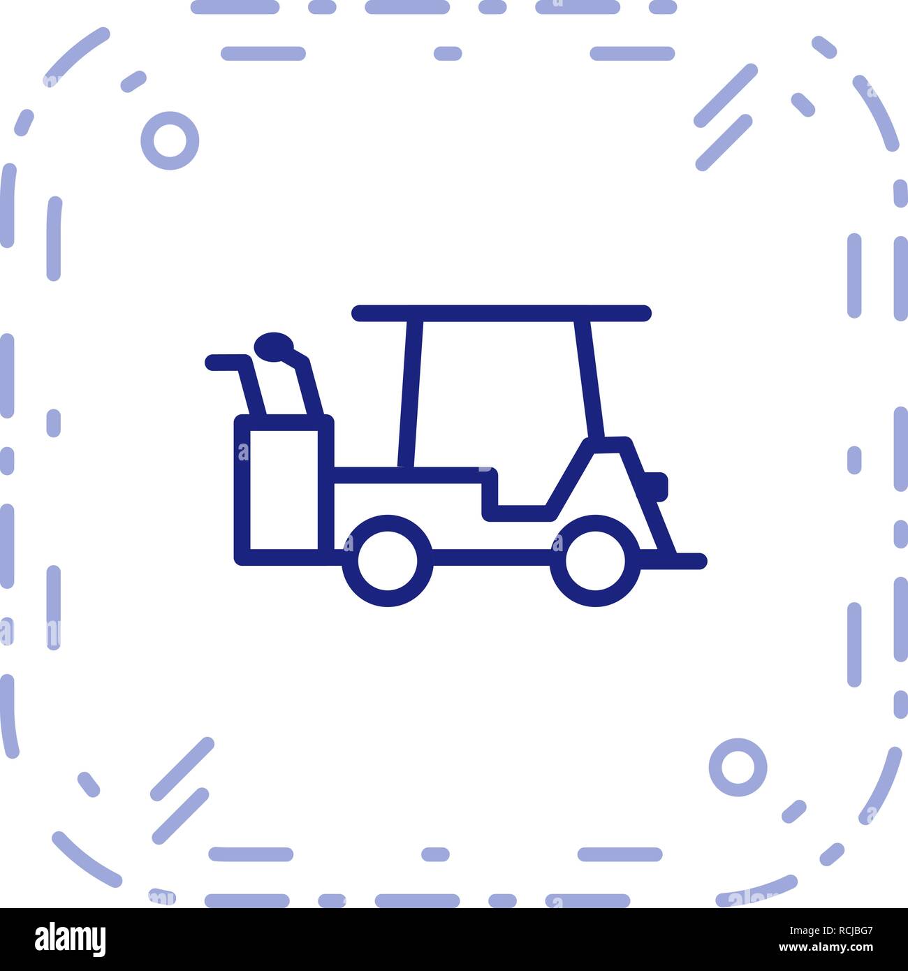 Golfcart symbol hi-res stock photography and images - Alamy
