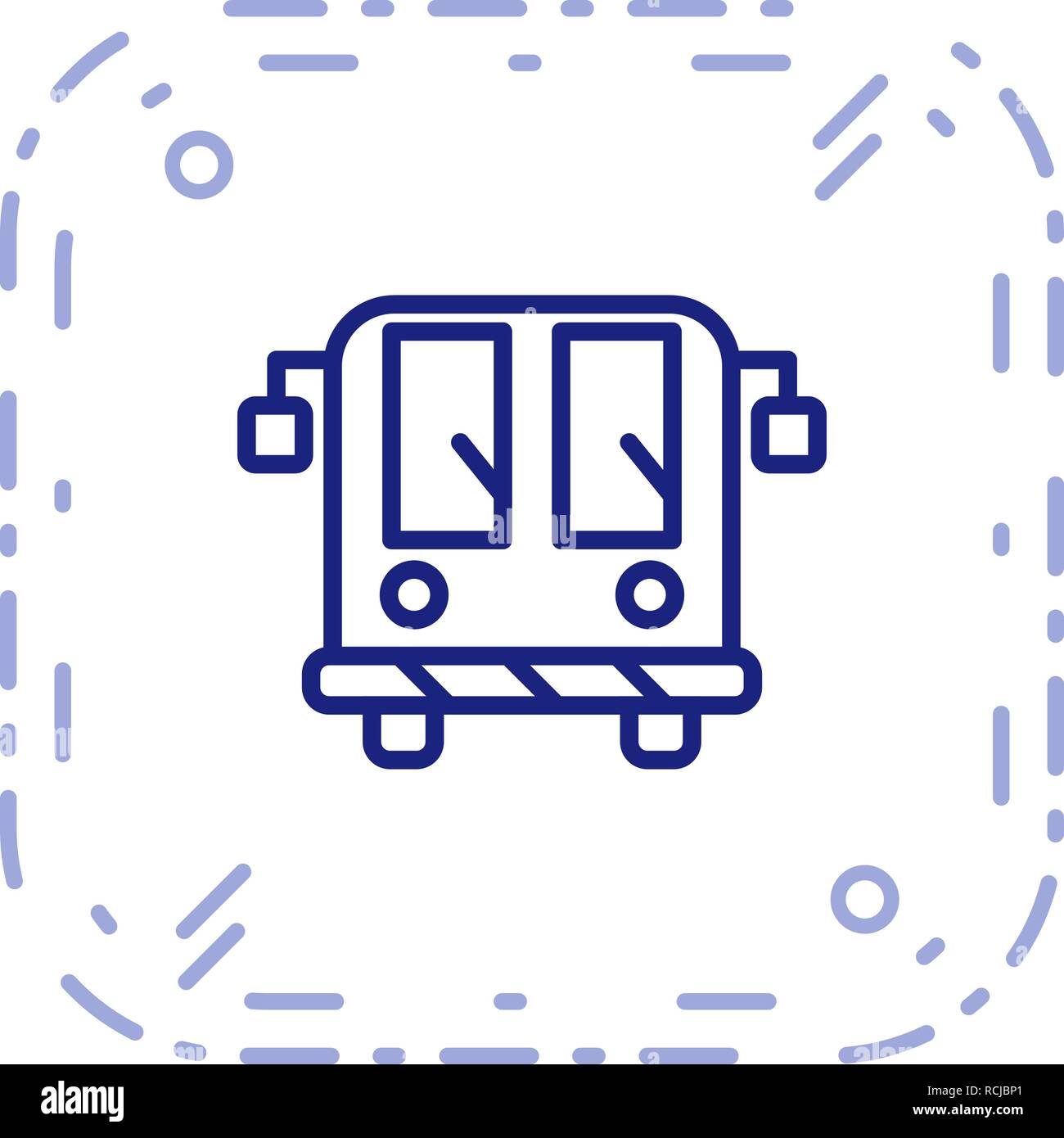 Vector Airport Bus Icon Stock Vector Image & Art - Alamy