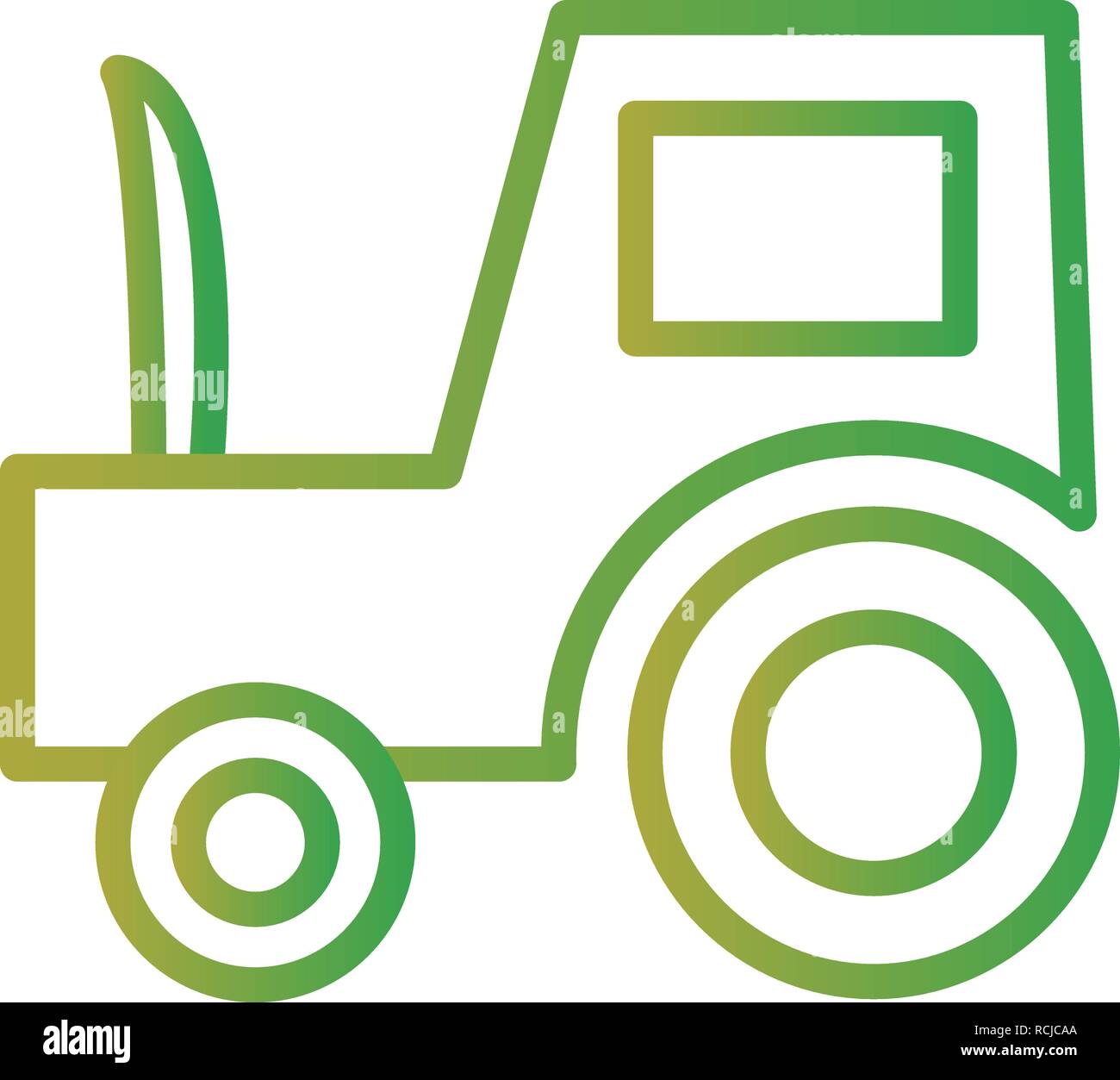 Vector Tractor Icon Stock Vector Image & Art - Alamy