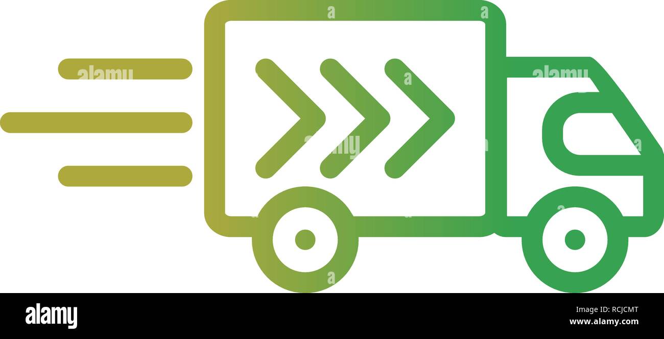 Vector Delivery Truck Icon Stock Vector Image & Art - Alamy