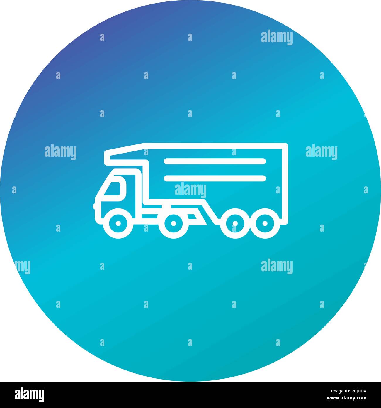 Vector Tipper Truck Icon Stock Vector Image & Art - Alamy