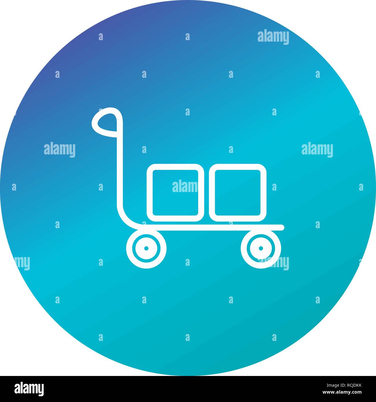 Vector Trolley Icon Stock Vector Image & Art - Alamy
