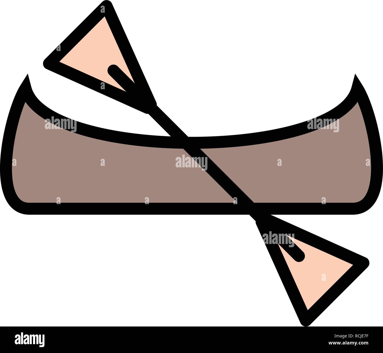 Vector Canoe Icon Stock Vector Image & Art - Alamy