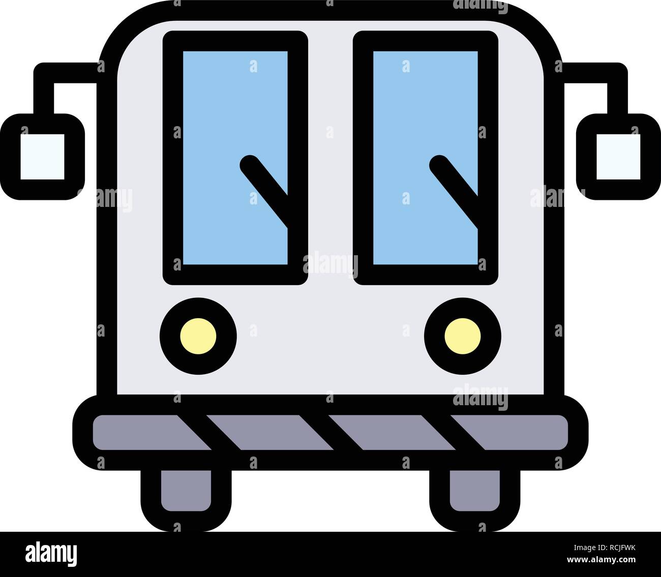 Airport bus stop sign Stock Vector Images - Alamy