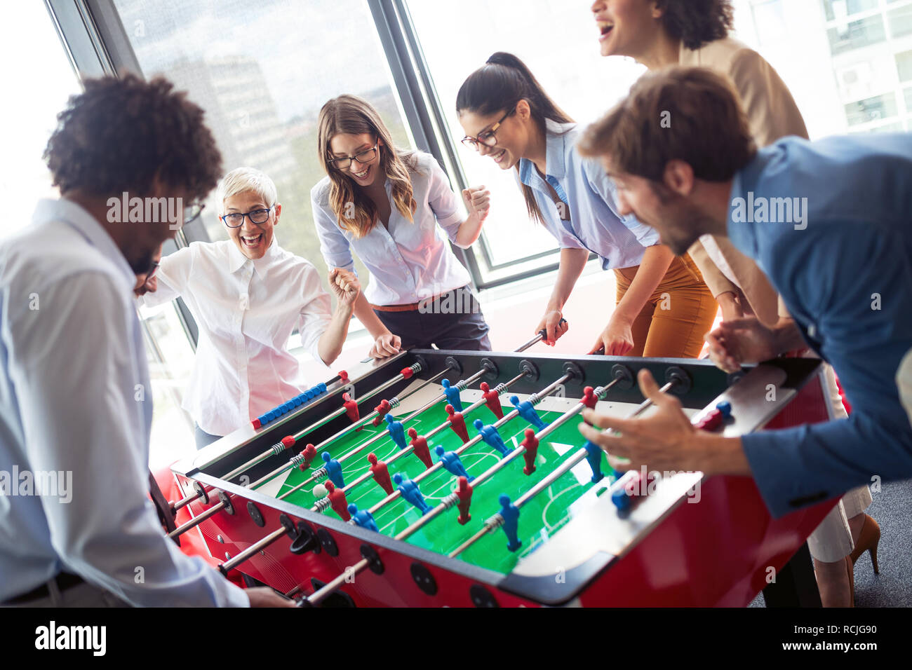 Office recreation hi-res stock photography and images - Alamy