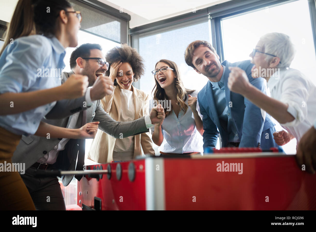 Football team men celebrating soccer hi-res stock photography and ...