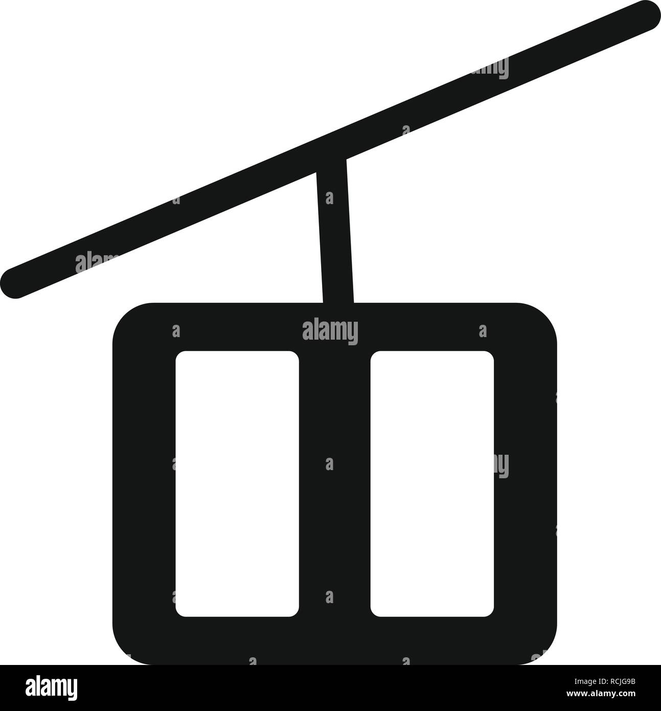 Vector Chair lift Icon Stock Vector Image & Art - Alamy