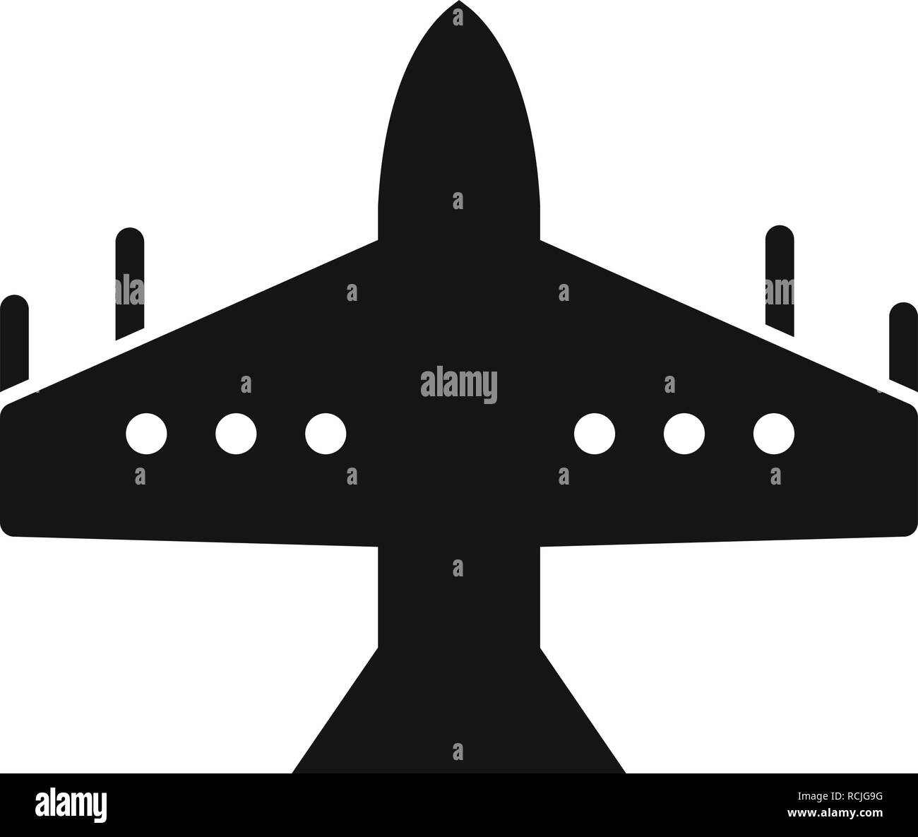 Vector Fighter Jet Icon Stock Vector Image & Art - Alamy