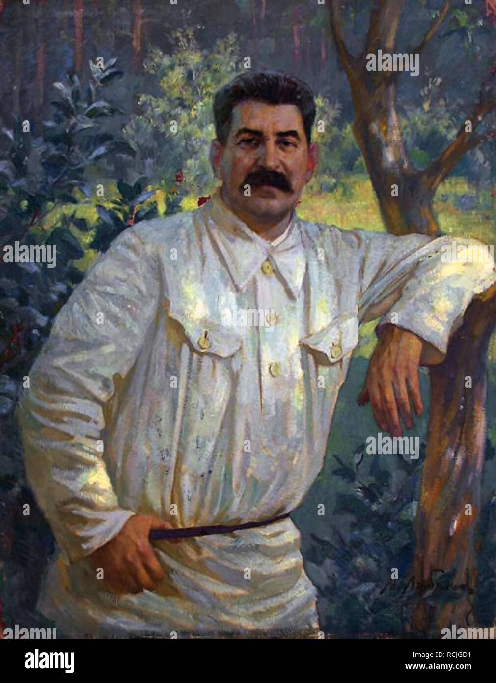 Painting of soviet leader joseph stalin hi-res stock photography and ...