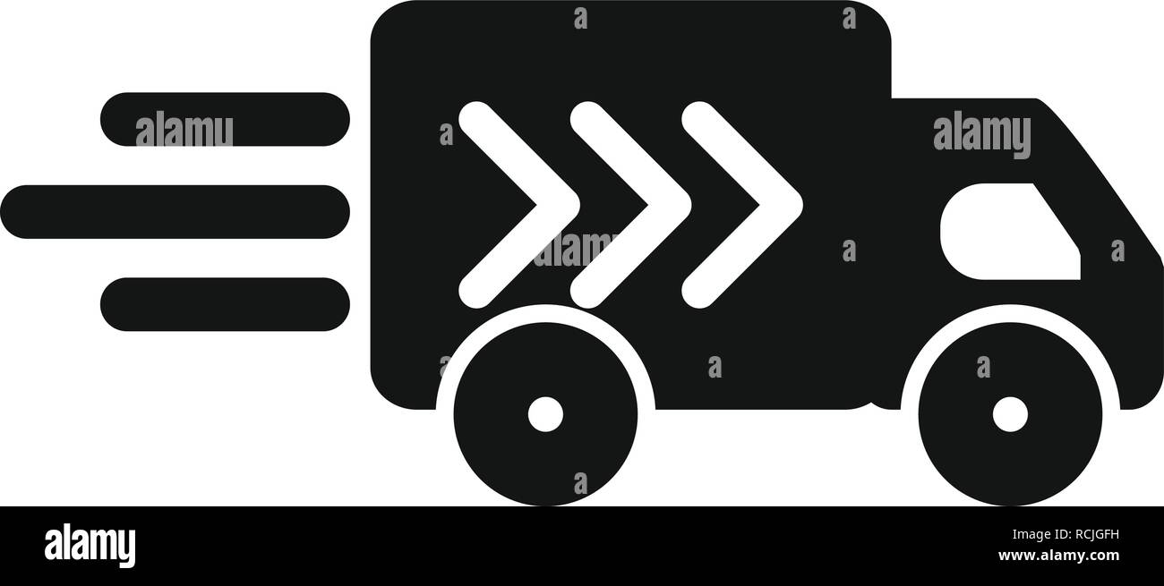 Vector Delivery Truck Icon Stock Vector Image & Art - Alamy