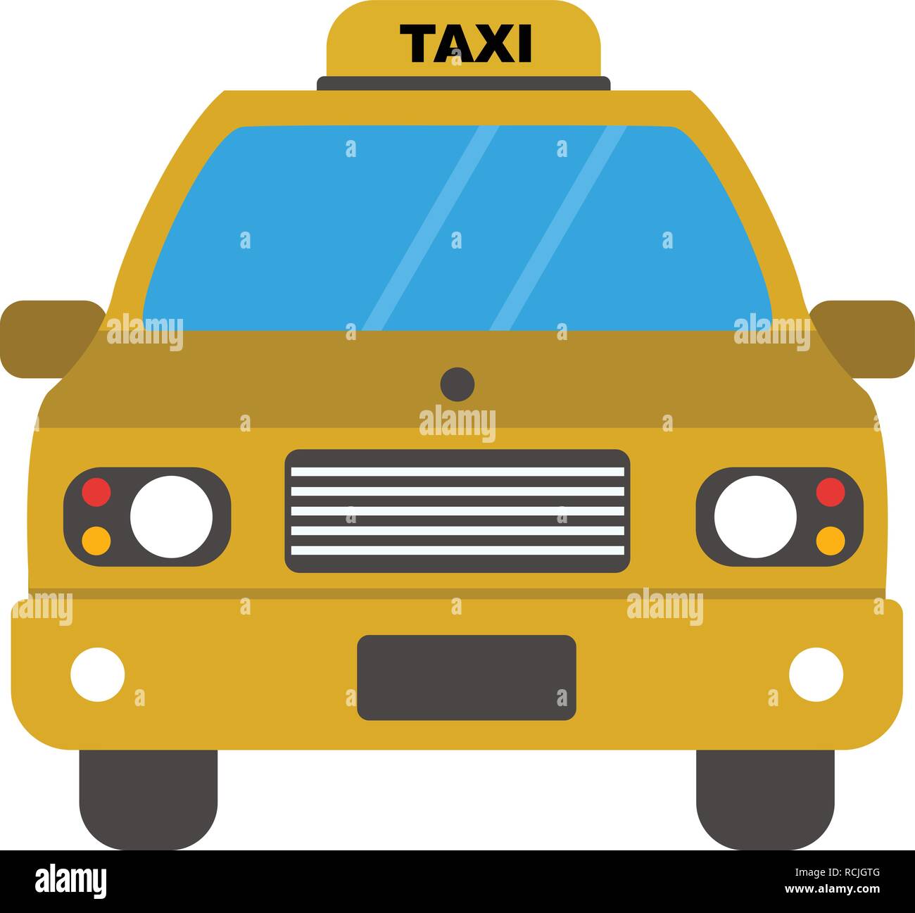 Vector Taxi Icon Stock Vector Image & Art - Alamy