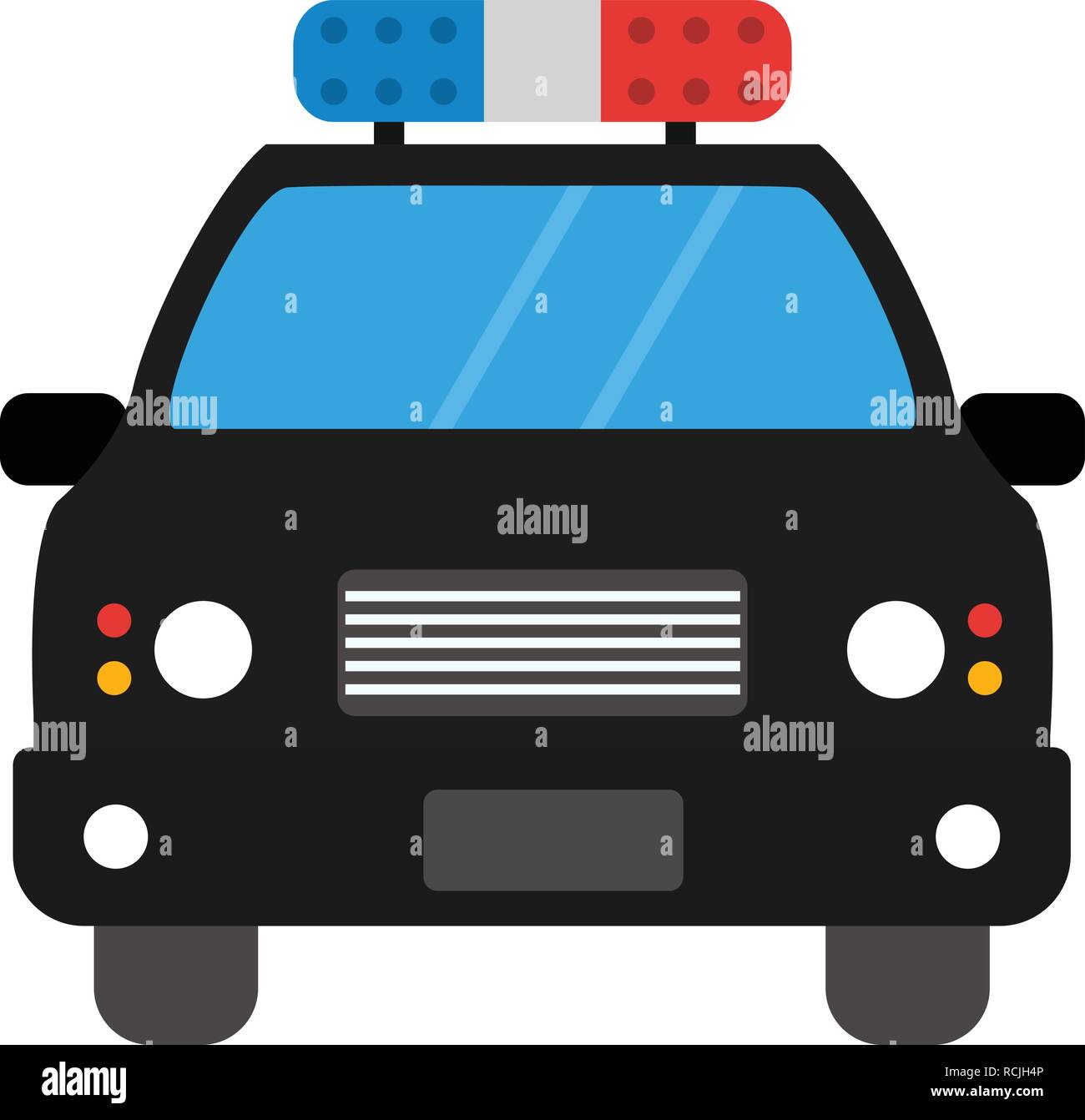 Vector Police Car Icon Stock Vector Image & Art - Alamy