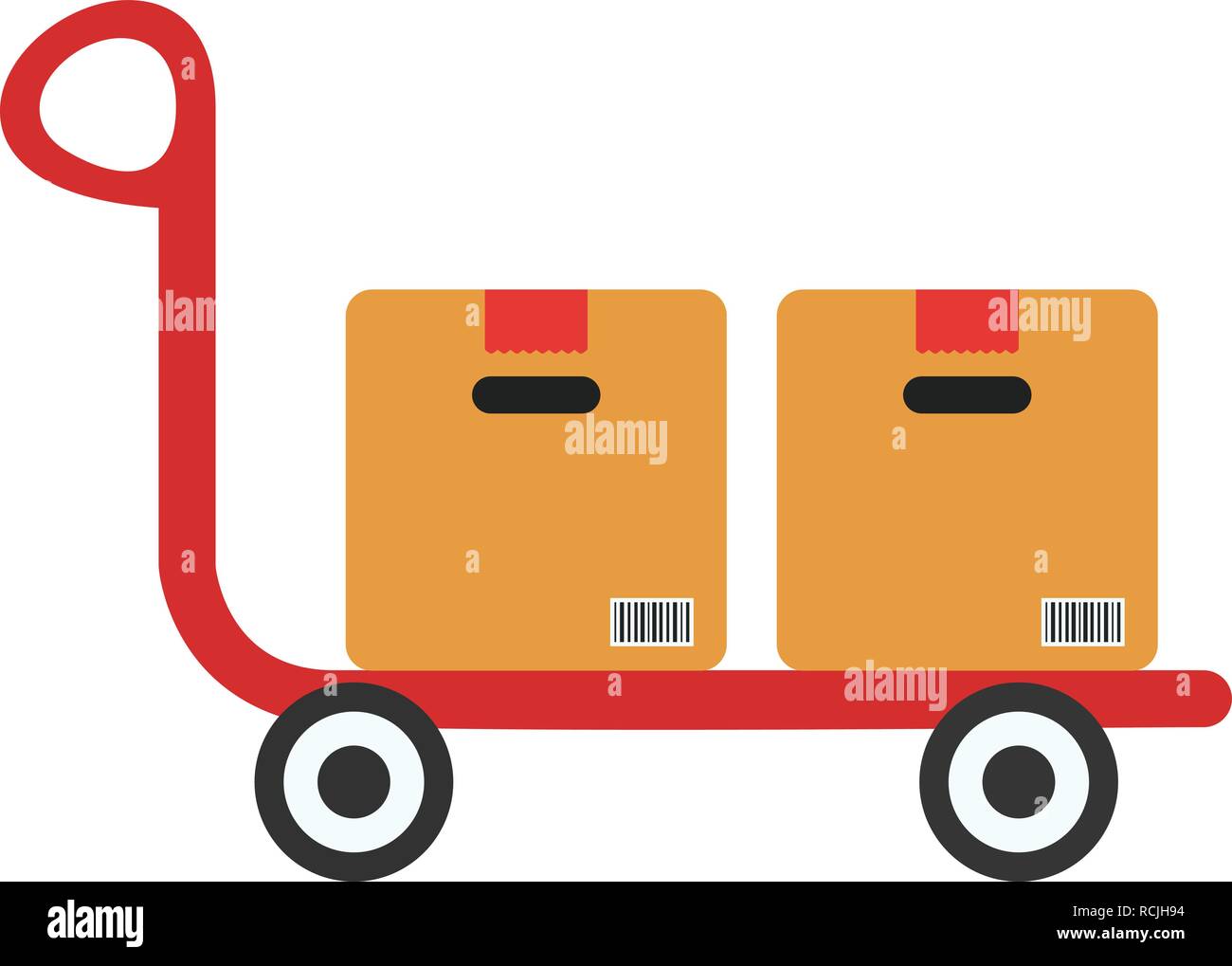 Vector Trolley Icon Stock Vector Image & Art - Alamy