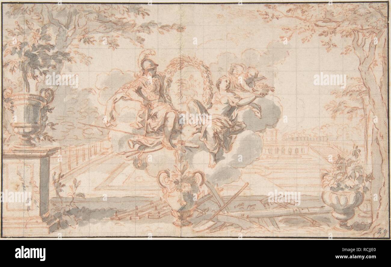 Allegory of Spring, after Sébastien Leclerc Stock Photo - Alamy