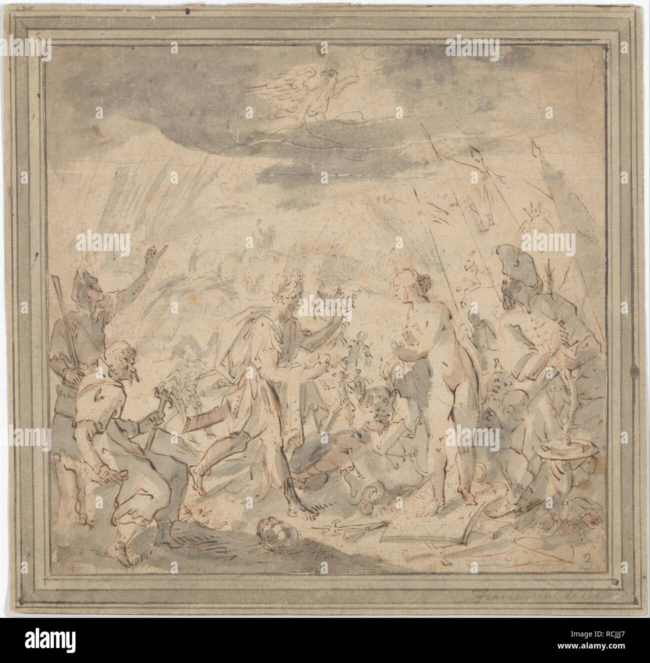 Allegory of the Battle at Selimbar (October 28, 1599 Stock Photo - Alamy