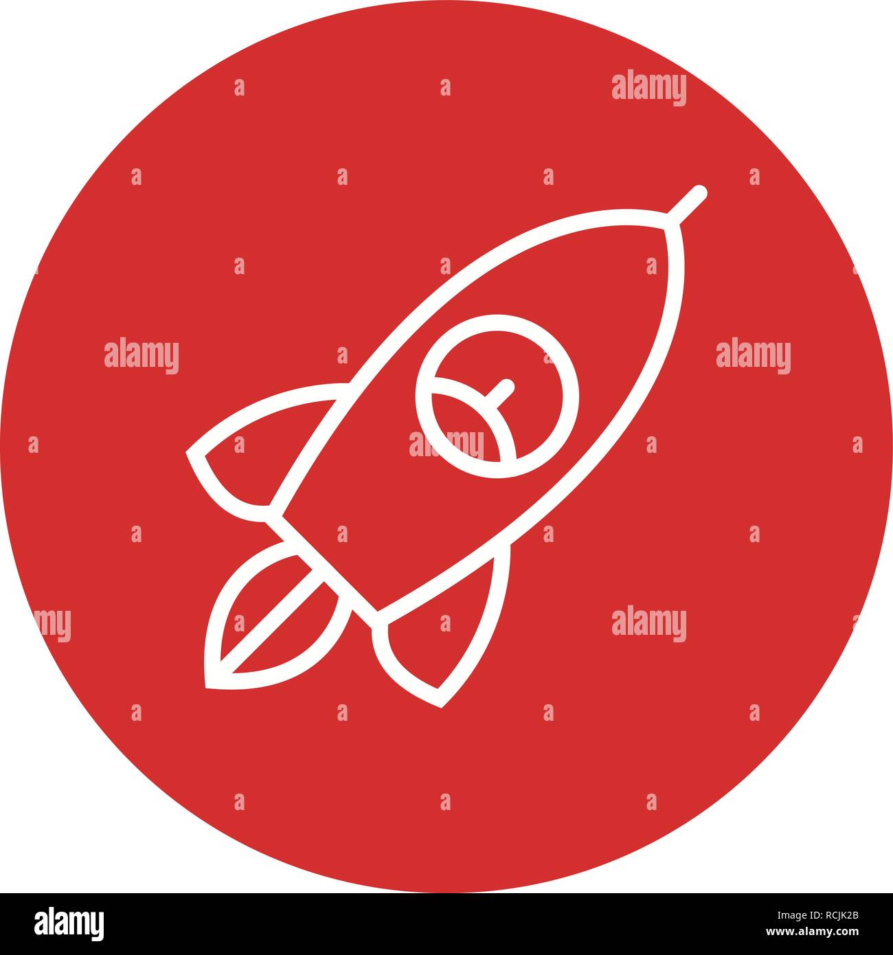 Vector Rocket Icon Stock Vector Image & Art - Alamy