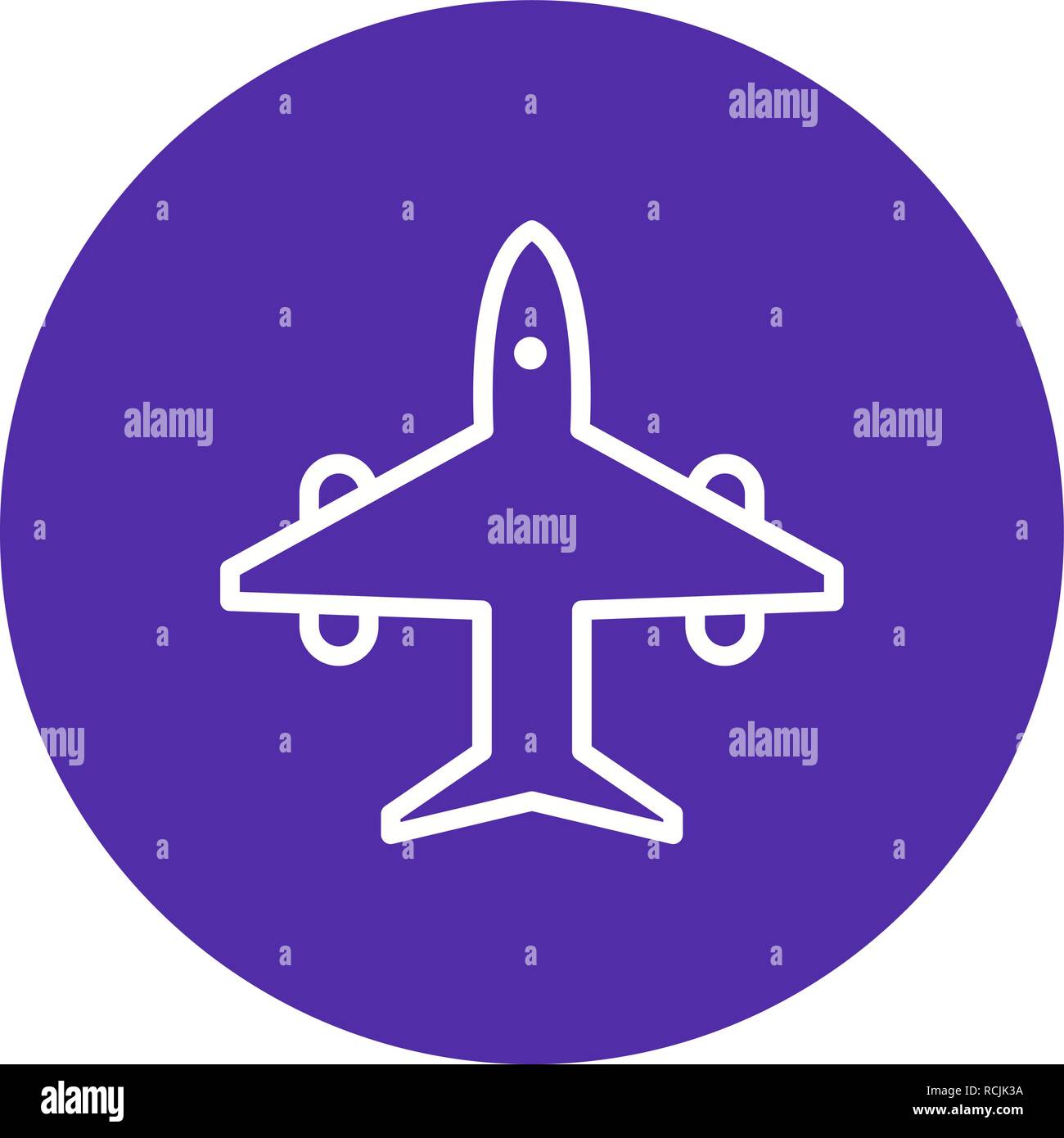 Vector Airplane Icon Stock Vector Image & Art - Alamy